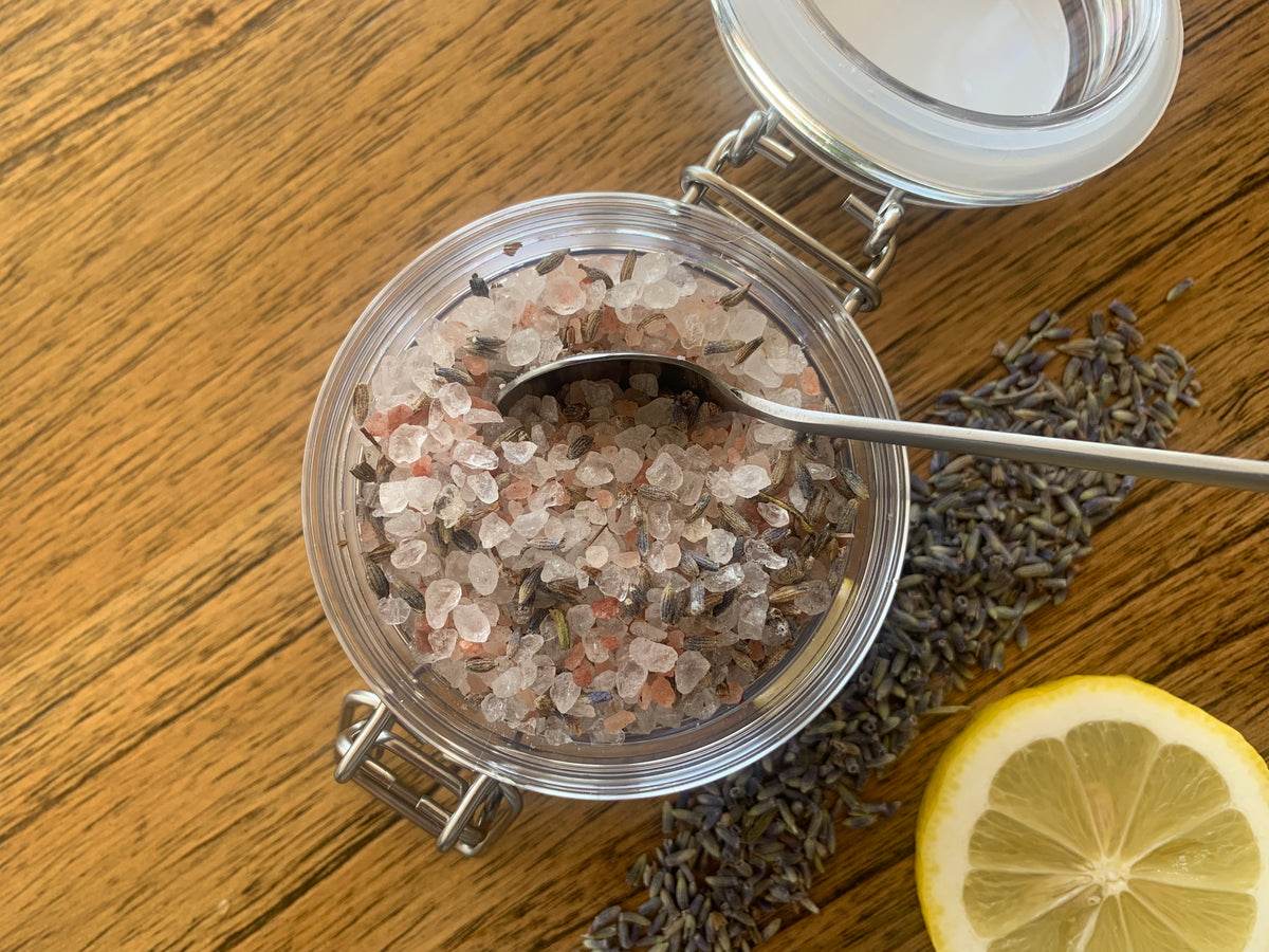 Lemon Lavender Dead Sea Salt Bath Soak – Ocean House Apothecary